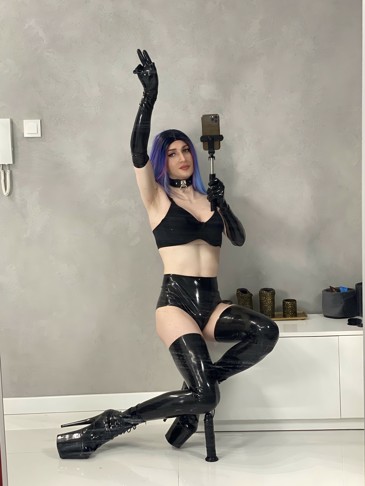 Latex Crossdresser 10 Pics Xhamster