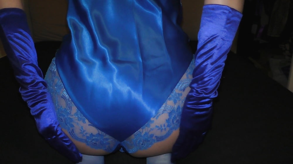 Blue Satin Teddy 3 Pics Xhamster