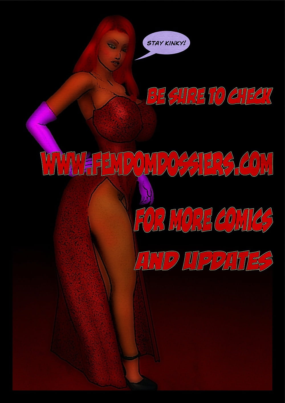 Femdom Cartoon Who Owns Rr Bdsm Comic 4 Pics Xhamster